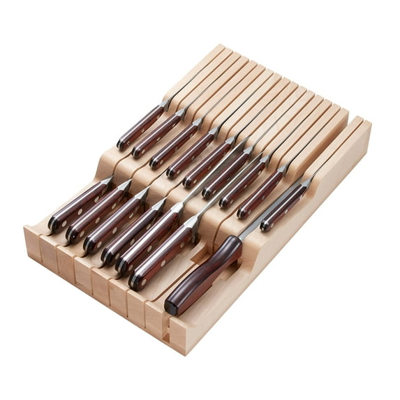 Premier Forged Knife 17-Piece In-Drawer Knife Block Set - Walmart.com