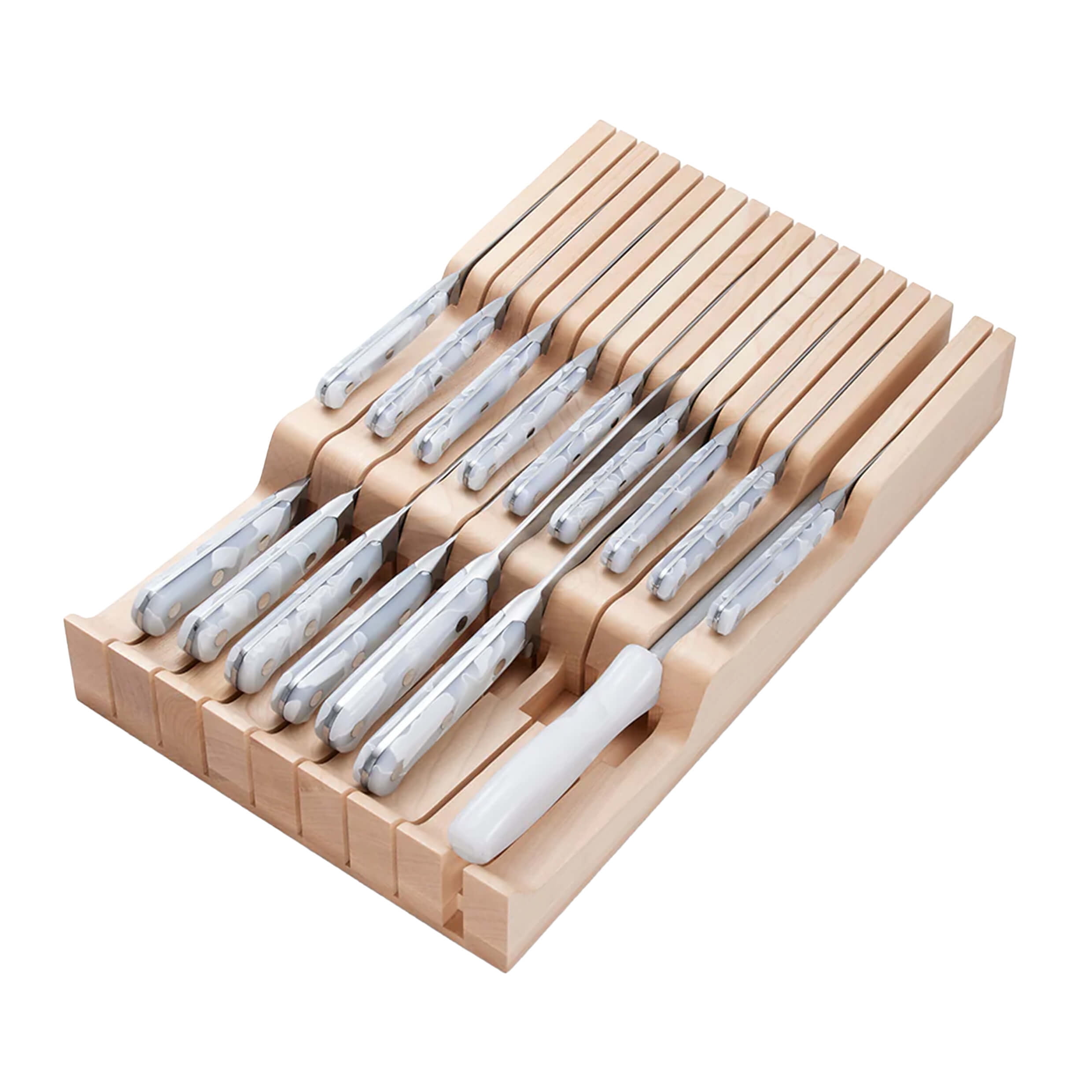 Premier Forged Knife 17-Piece In-Drawer Knife Block Set - Walmart.com