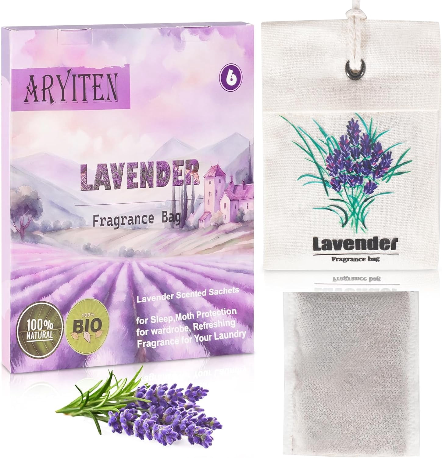 Premier French Lavender Sachets for Drawers - 6 Pack | Luxury Home ...