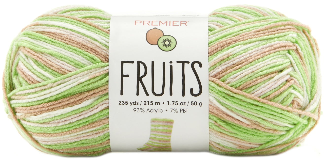 Premier Fruits Yarn-Kiwi - Walmart.com