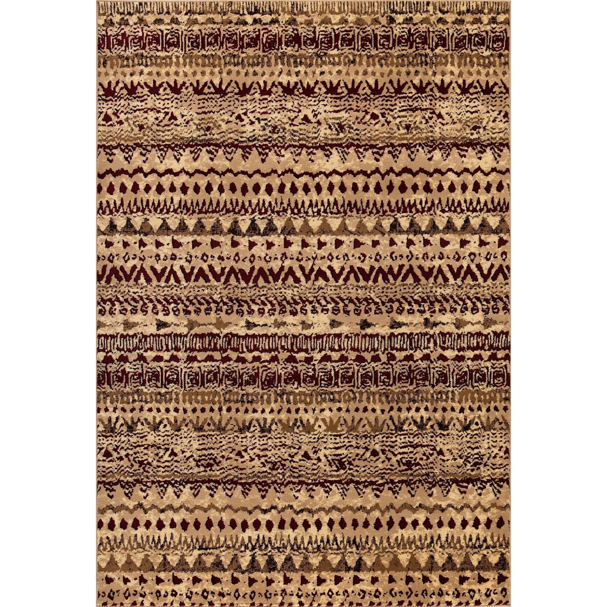 Premier GAD Cottage Collection Noles Red Cream Southwestern/Lodge Area ...