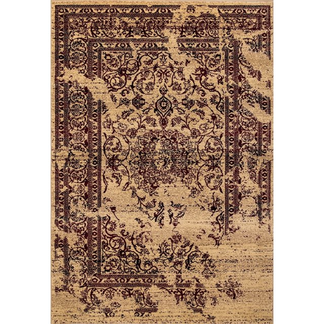 Great American Distributors Enduring Collection Villa Area Rug, Red ...
