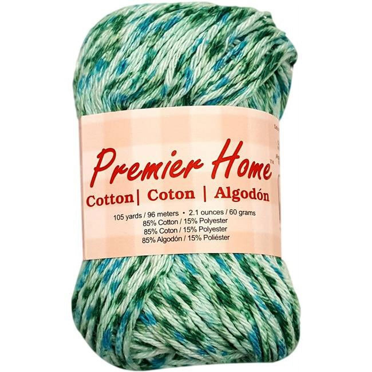 Premier Home Cotton Multi Yarn-Aquamarine Speckle - Walmart.com