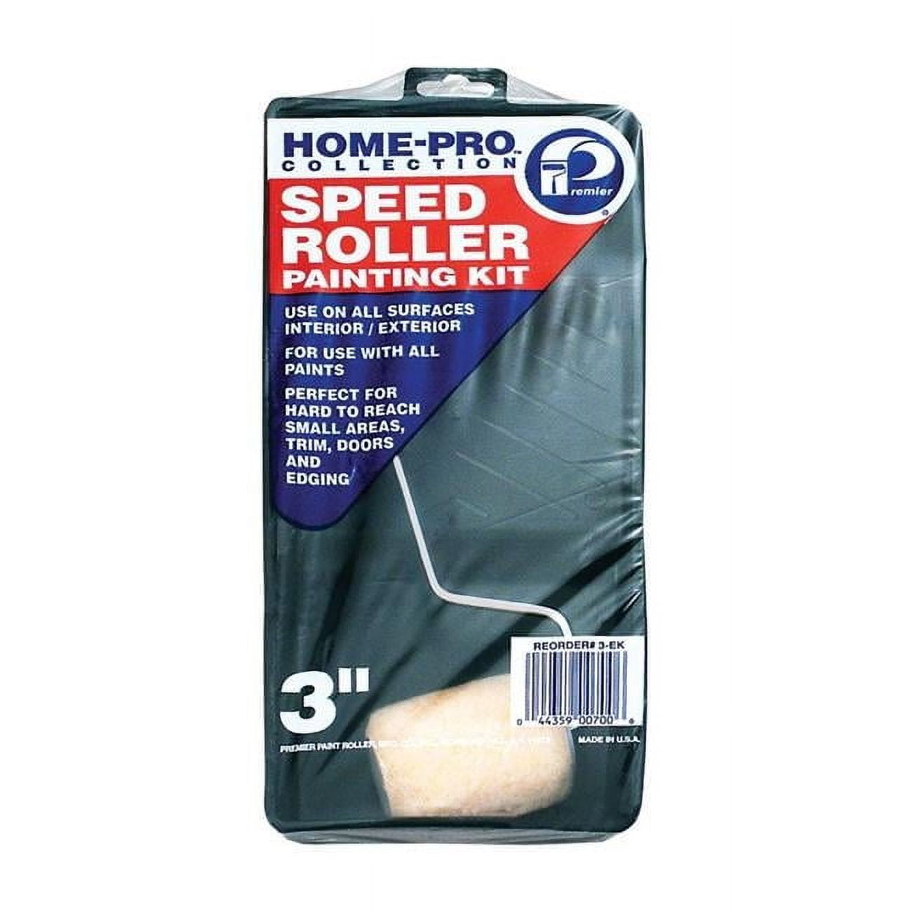 Premier Home-Pro Speed 3 in. Mini Paint Roller Kit for Interior or ...