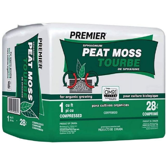 Premier Horticulture Pro Moss, Organic Canadian Peat Moss, Soil ...