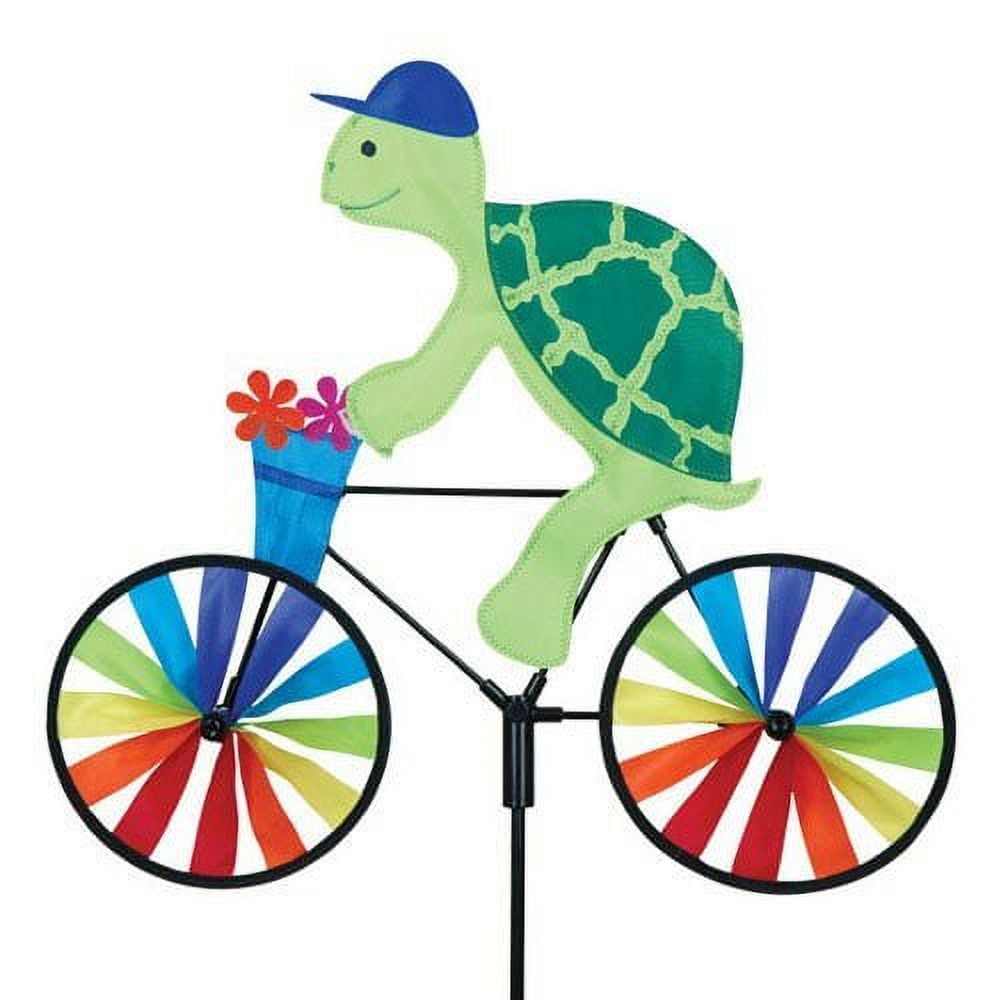 Premier Kites 20 in Turtle Bike Spinner, Durable Fabric, 7 in Spinning ...