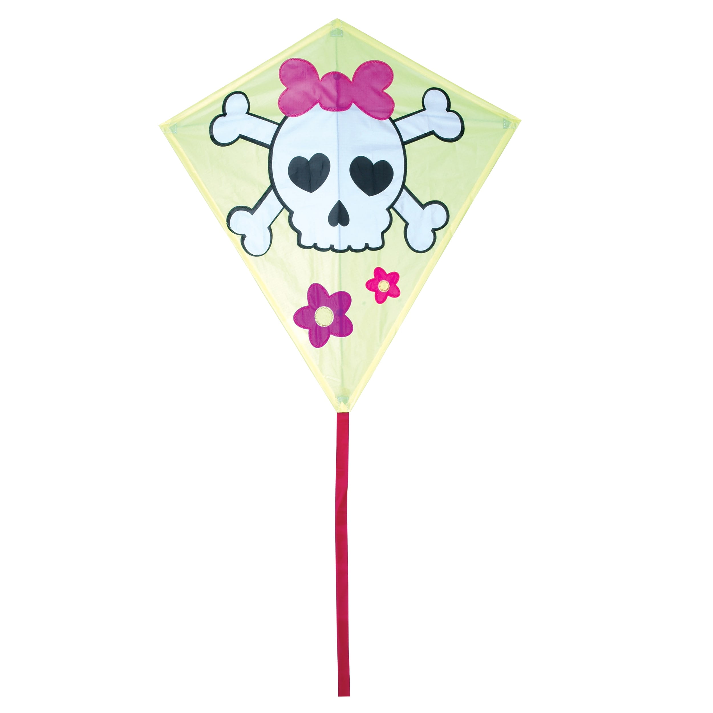 Premier Kites 30" Diamond Kite - Girly Skull - Walmart.com