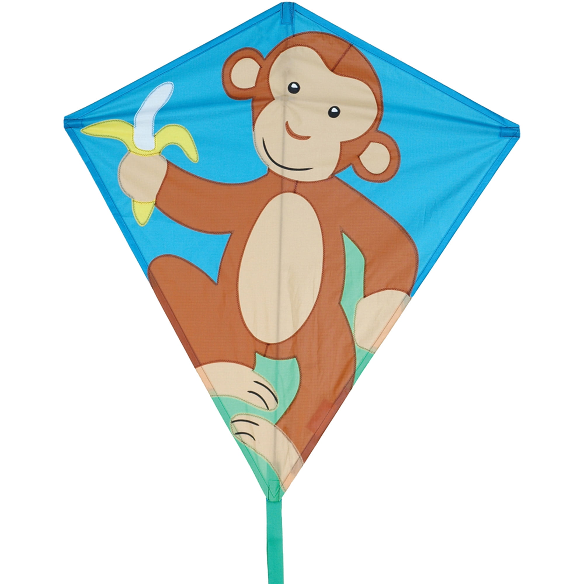 Premier Kites 30 in. Diamond Kite - Monkey PMR15316 - Walmart.com
