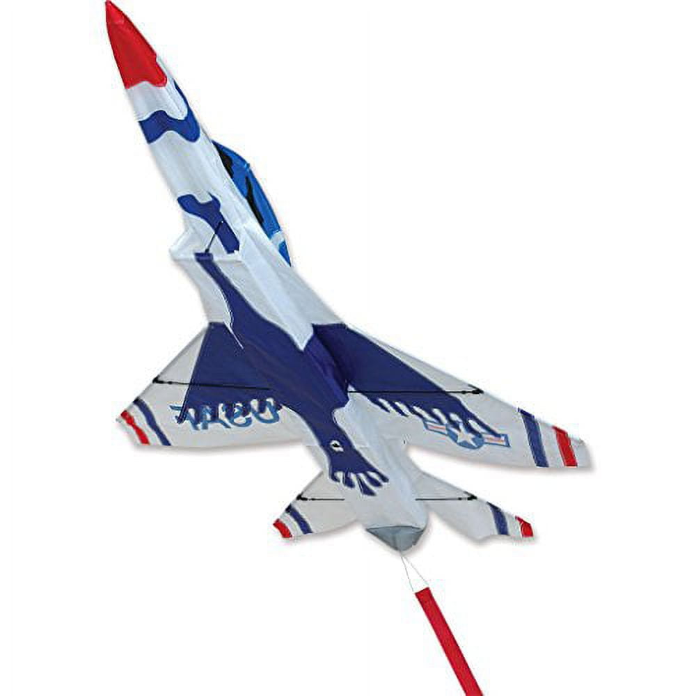 Premier Kites 3D Jet Kite F16 Thunderbird Design | Easy to Assemble and ...
