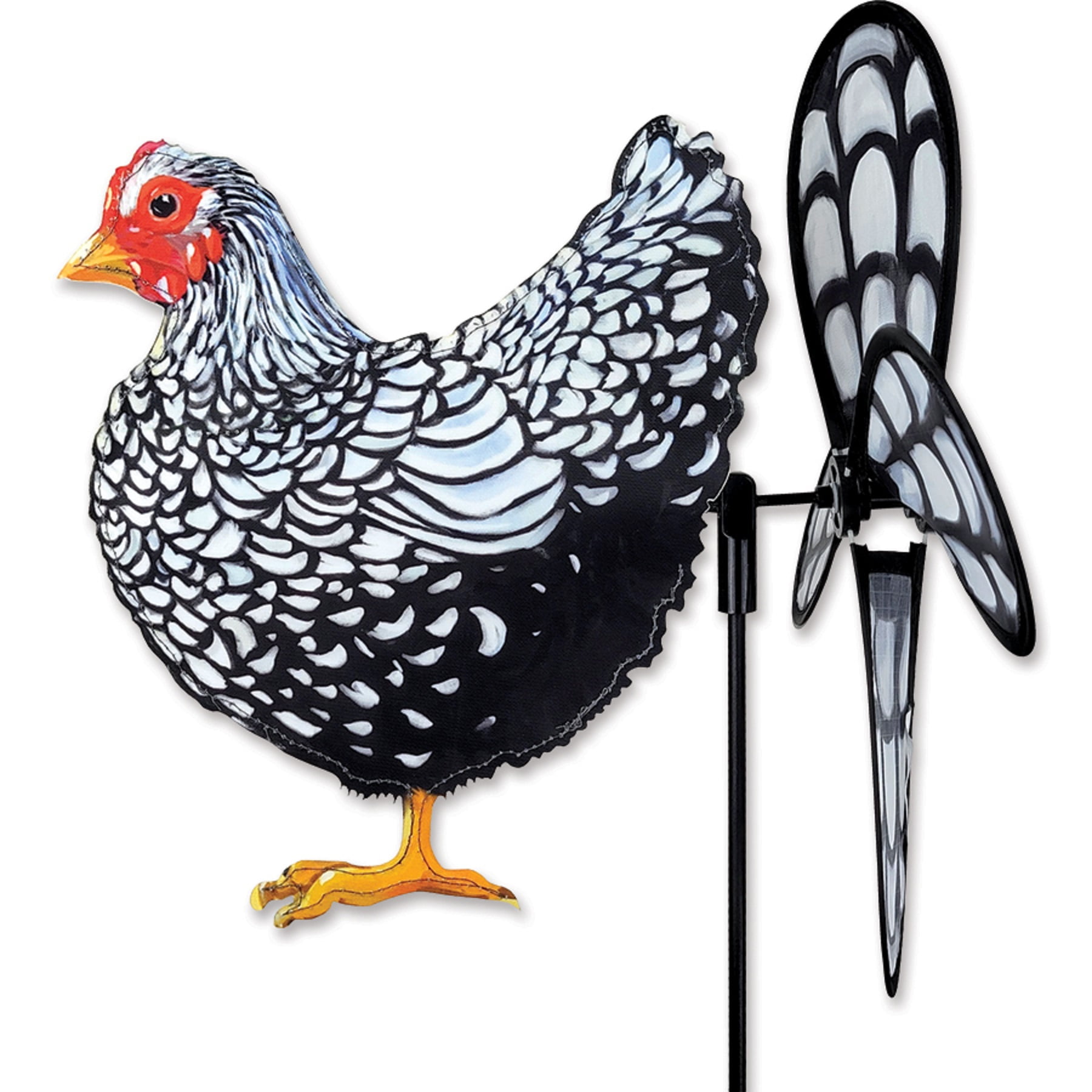 Premier Kites Black & White Chicken Spinner - Walmart.com