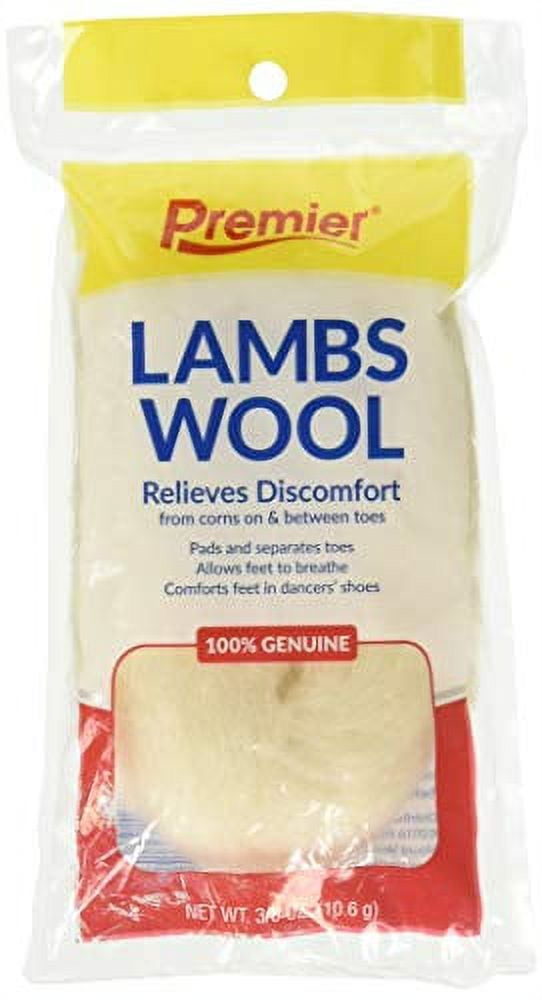 Premier Lambs Wool 3/8 oz, Soft Padding for Feet - Walmart.com