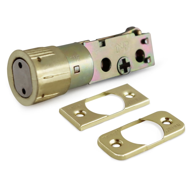 Premier Lock 6-Way Adjustable Bolt, 2 Faceplates, Brass - Walmart.com