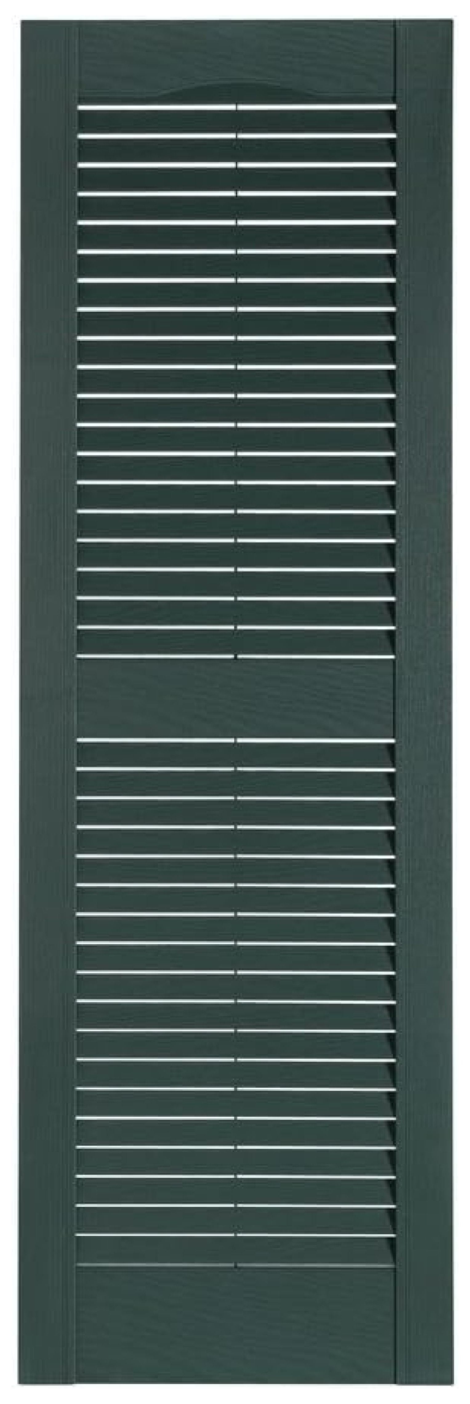 Premier Louver Exterior Decorative Shutter, 15" x 59", Green - Walmart.com