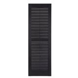 Premier Louver Exterior Decorative Shutter, Black - 15 x 35 in ...