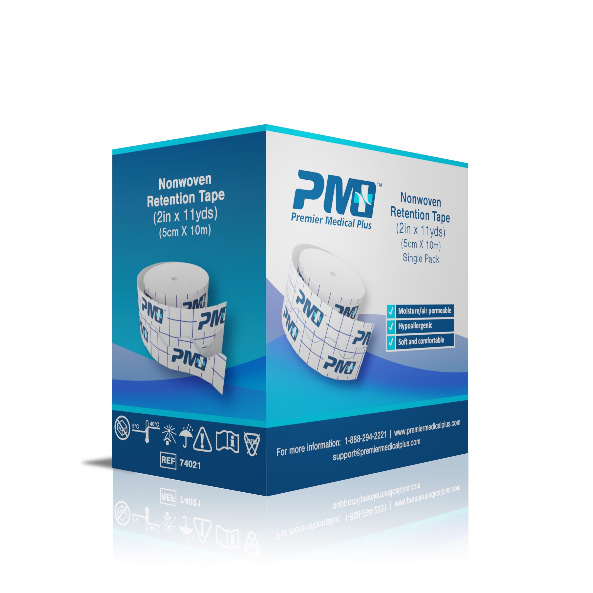 Premier Medical Plus Dressing Retention Tape (2 in x 11 yds) 2 pack ...