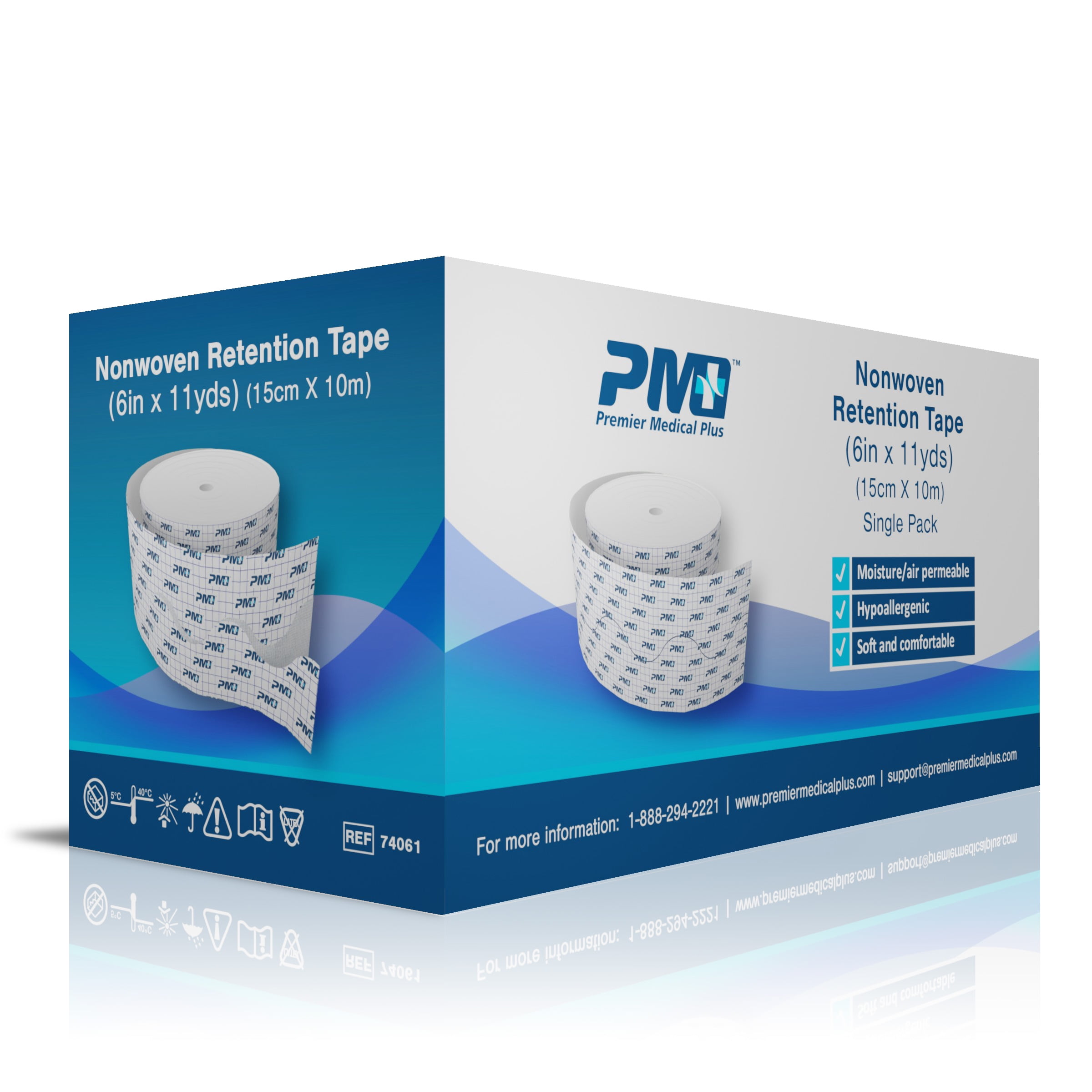Premier Medical Plus Dressing Retention Tape (6 in x 11 yds) - Walmart.com