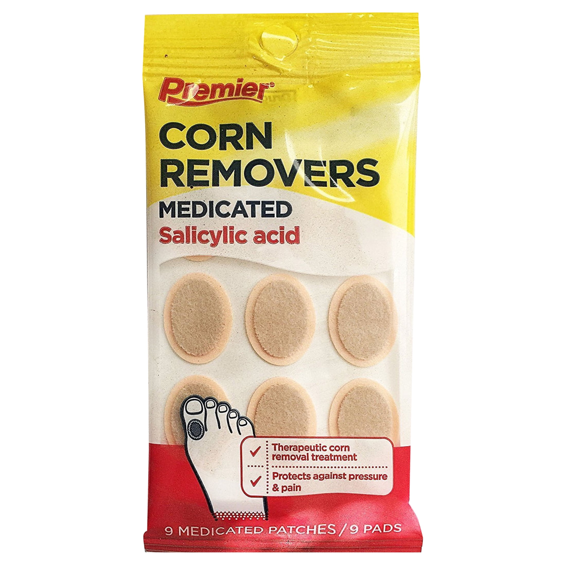 Premier Medicated Corn Remover Pads 9 ea HSA/FSA Eligible - Walmart.com