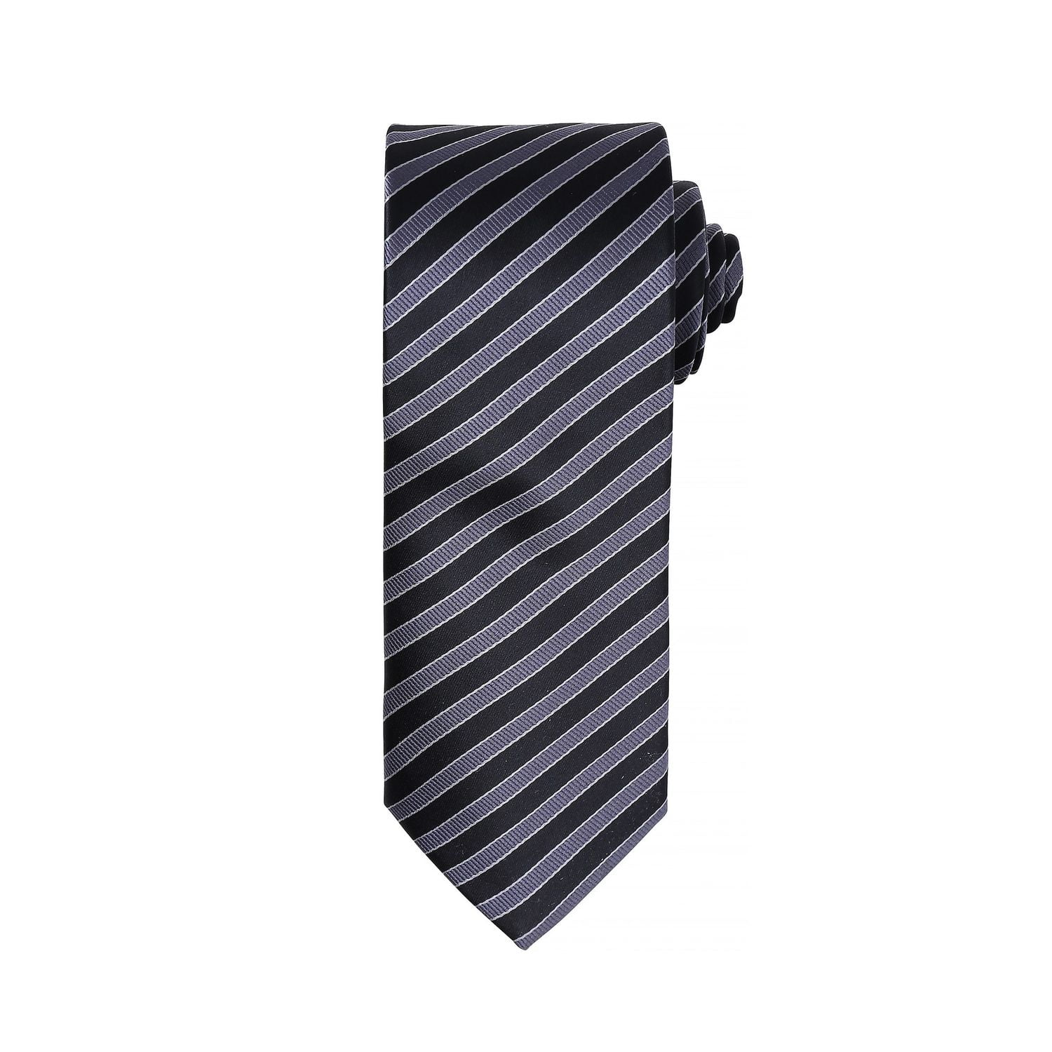 Premier Mens Double Stripe Pattern Formal Business Tie - Walmart.com