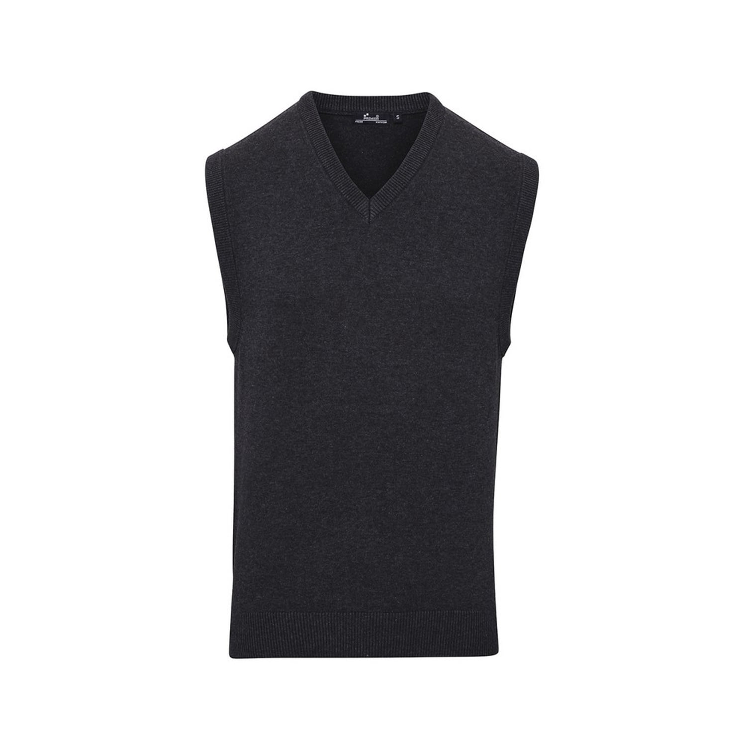 Premier Mens Knitted Sleeveless Sweater Vest - Walmart.com