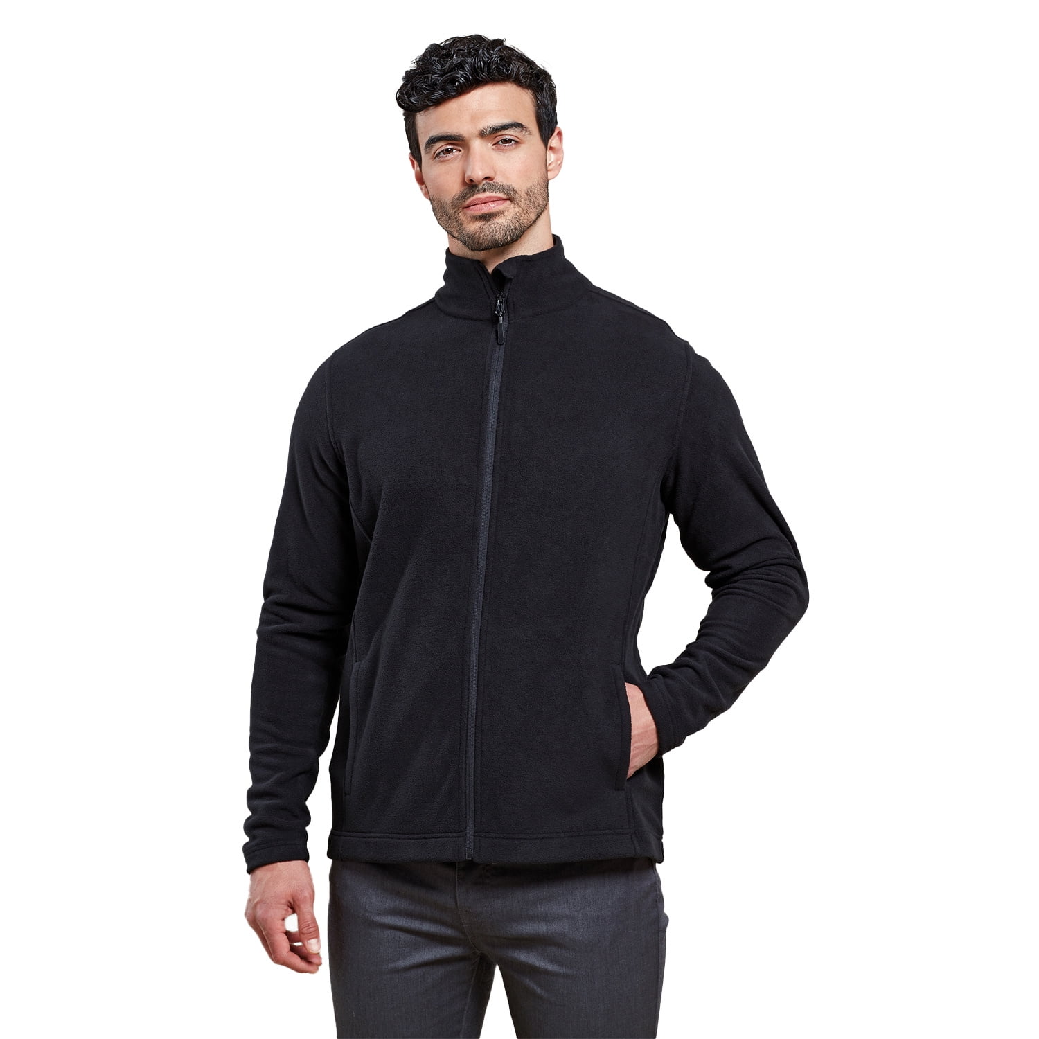 Premier Mens Recyclight Microfleece Full Zip Jacket - Walmart.com