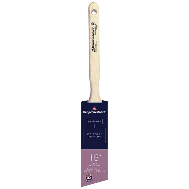 Premier Paint Roller 1024558 1.5 in. Poly Soft Bristle Paint Brush ...