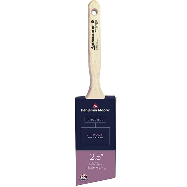 Premier Paint Roller 1024560 2.5 in. Poly Soft Bristle Paint Brush ...