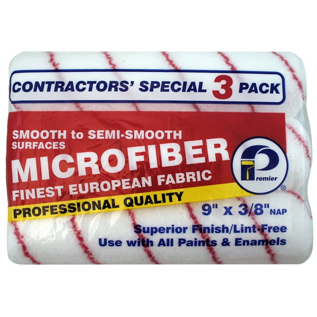Premier Home Improvement Professional Paint Roller - Ultra Smooth 9” x ...