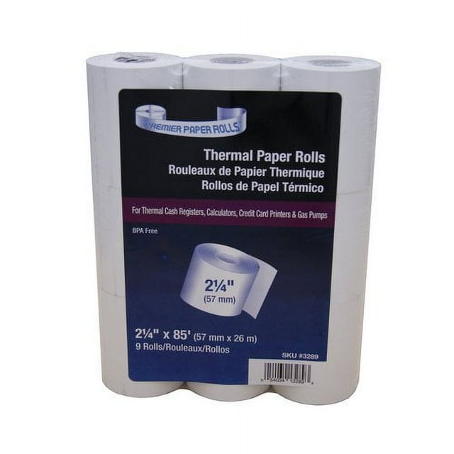 Premier Paper Rolls Thermal POS Rolls - Walmart.com