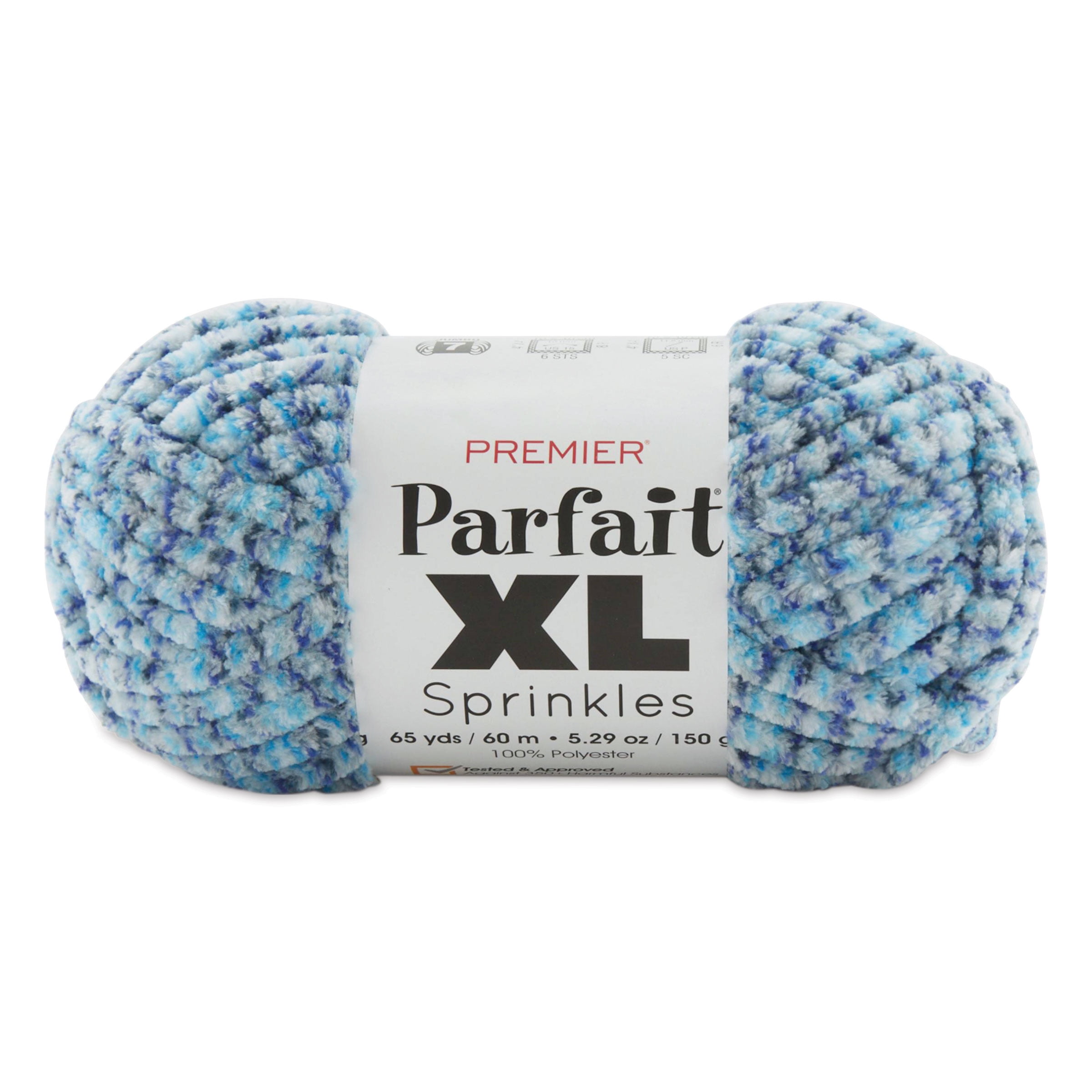 Premier Parfait XL Sprinkles Yarn-Blueberry - Walmart.com
