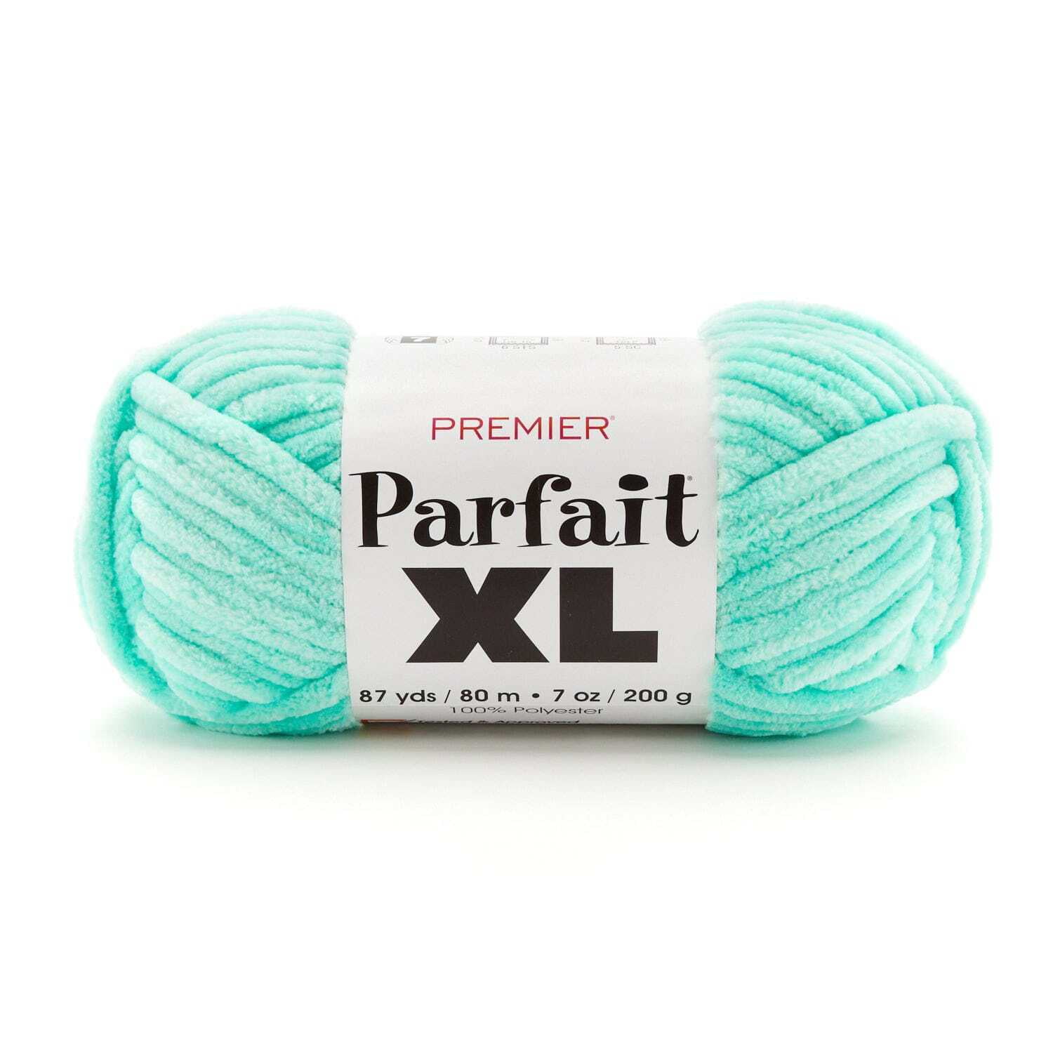 Premier Yarns Parfait XL 100% Polyester Chenille Yarn-Seaglass, Machine ...