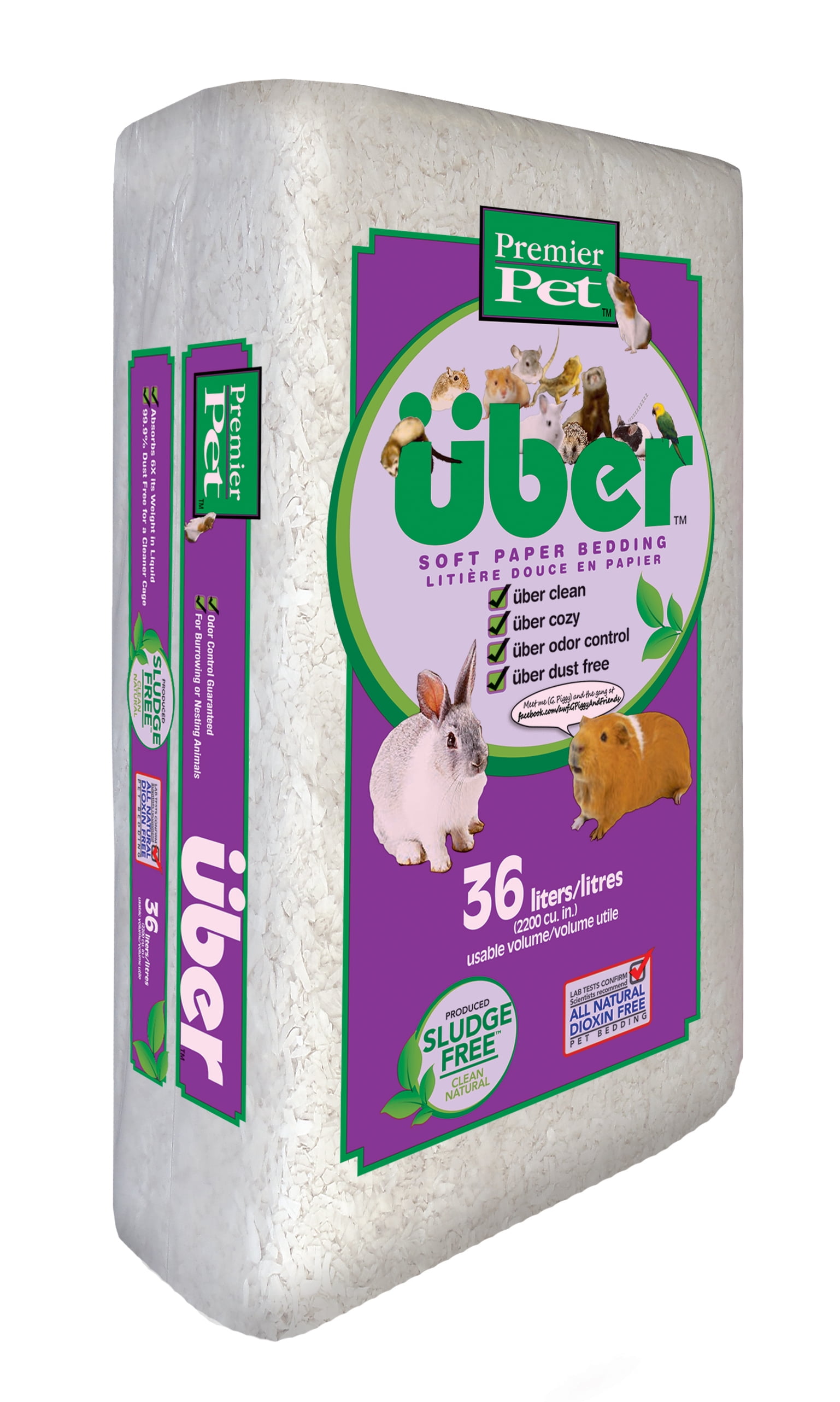 Premier Pet 36L White Soft Uber Bedding - Walmart.com
