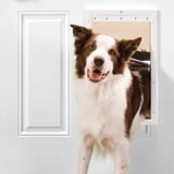 Premier Pet White Plastic Pet Door for Large Dogs up to 100 Pounds ...