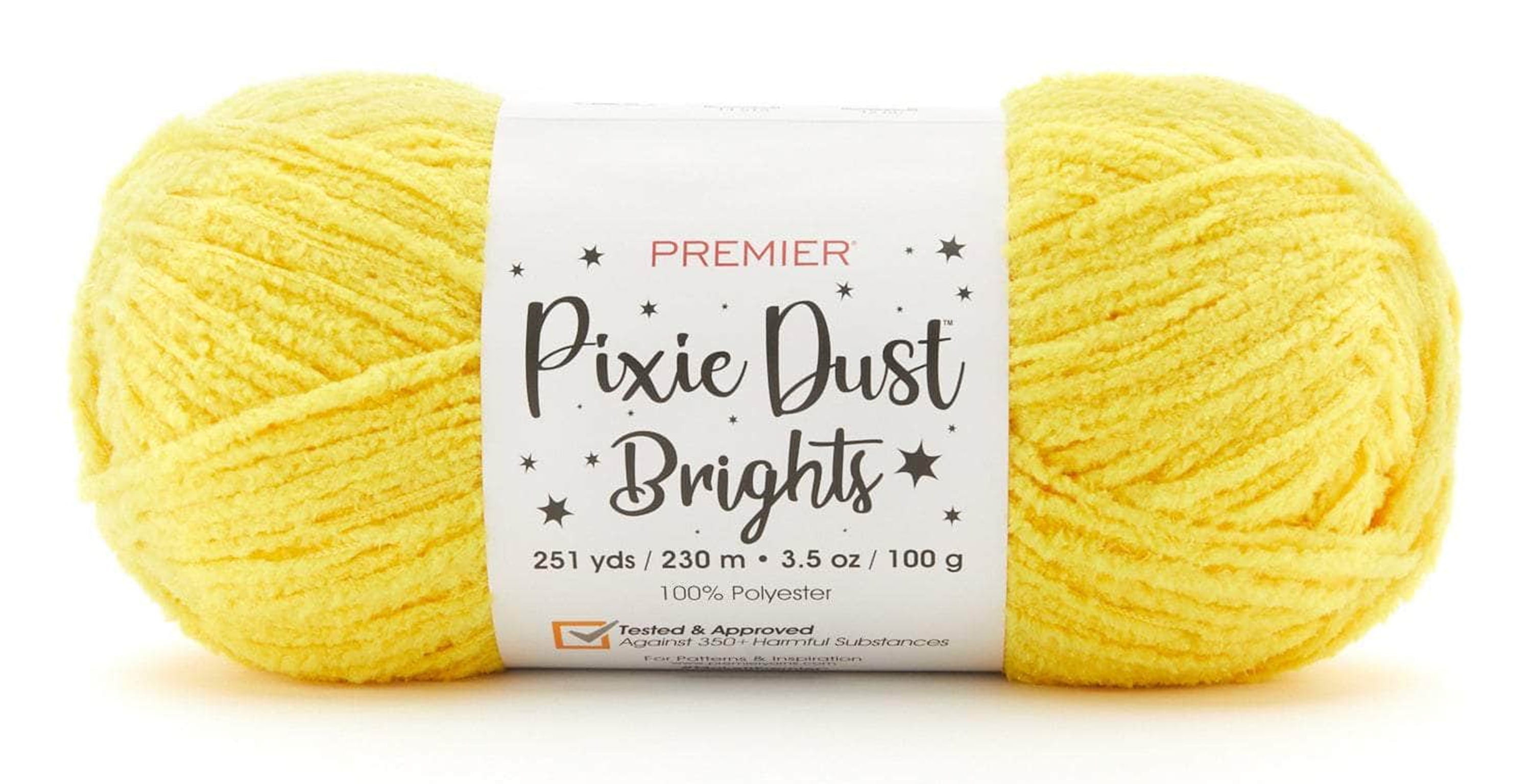 Premier Pixie Dust Brights Yarn-Yellow - Walmart.com