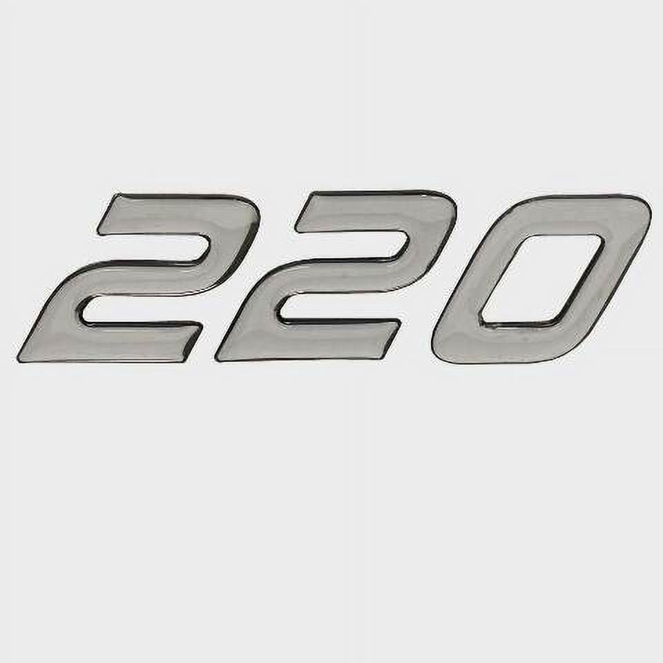 Premier Pontoon Boat Raised Emblem Decal 70010528 | 220 Sticker Silver ...