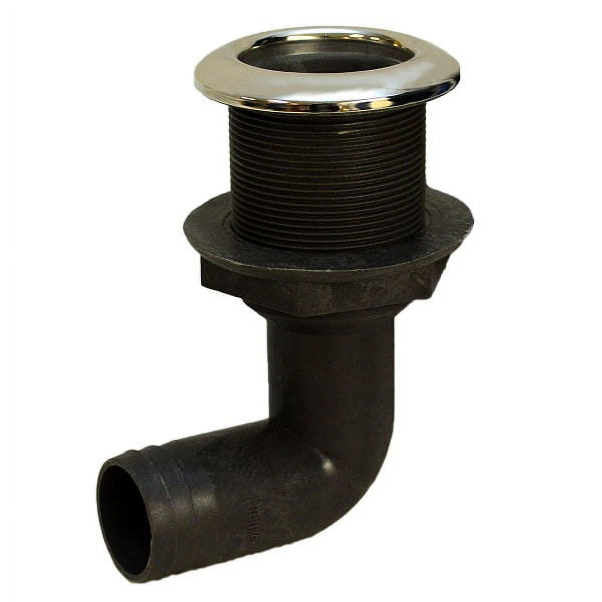 Premier Pontoon Boats 56655 1 1/2" Inch 90 Degree Resin Boat Thru Hull ...