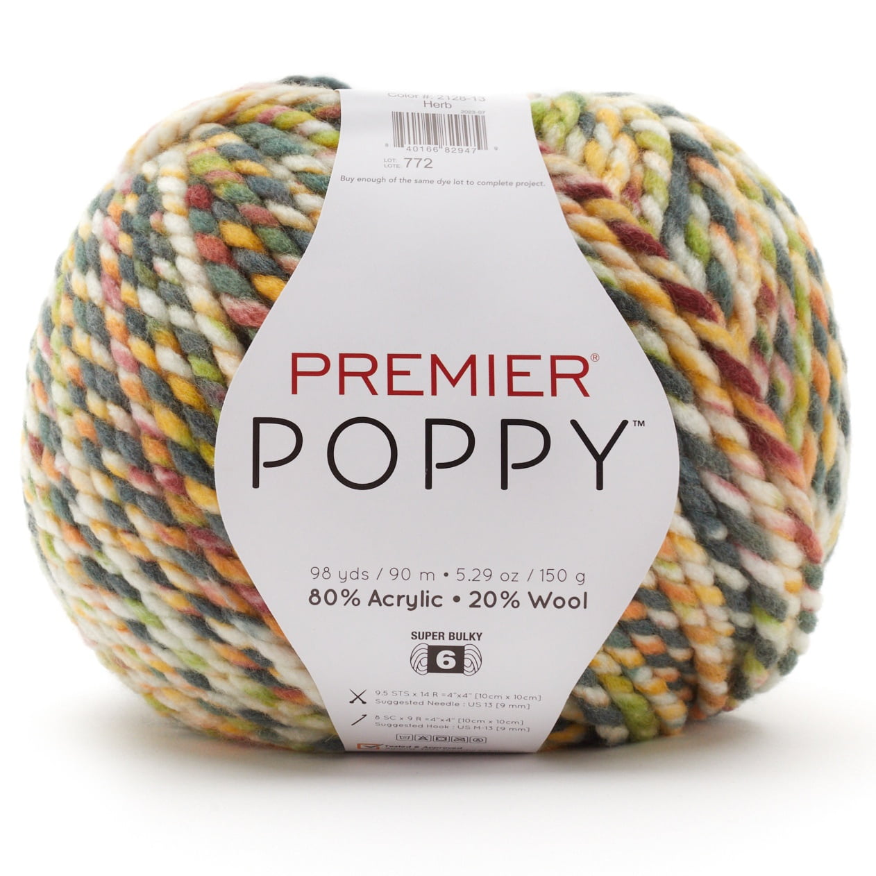 Premier Poppy Yarn-Herb - Walmart.com