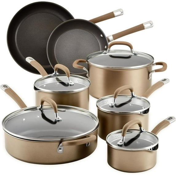 Premier Professional Hard Anodized Nonstick Cookware Induction Pots and ...