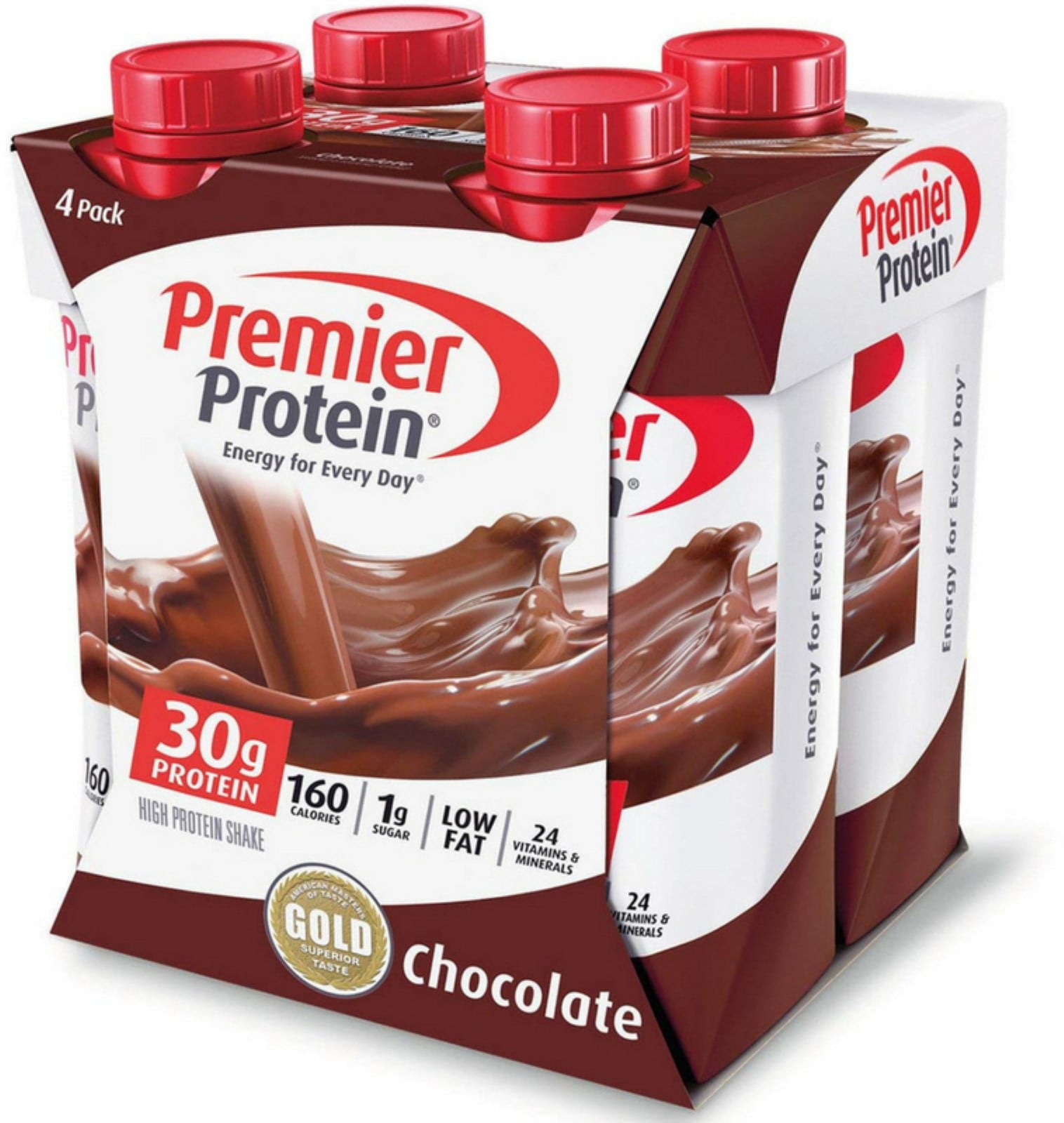 Premier Protein 30g Protein Shakes, 11 oz Per Bottle, Chocolate 4 ea ...
