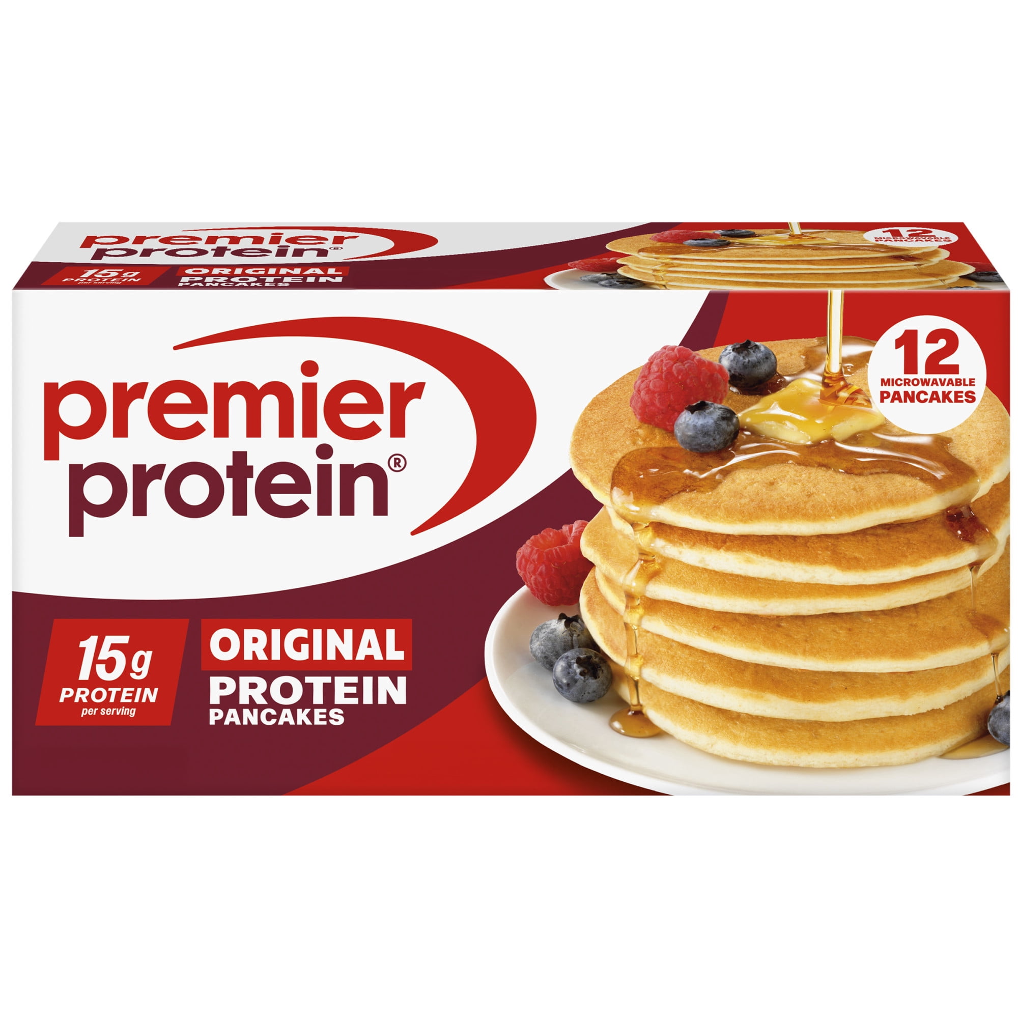 Premier Protein Frozen Protein Pancakes, 15.4 oz Box, 12 Count ...