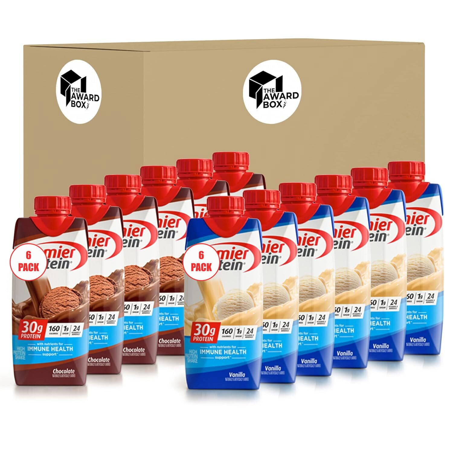 Premier Protein High Protein Shake, Chocolate and Vanilla Variety pack ...
