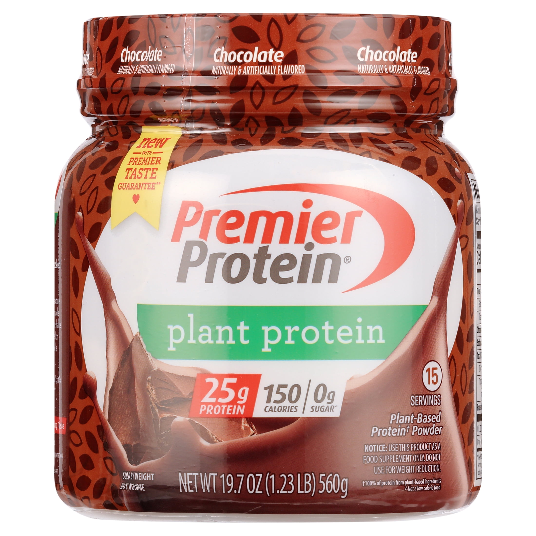 Premier Protein Powder Plant Protein, Chocolate, 25g Plant-Based ...