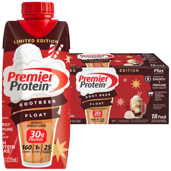 Premier Protein Shake, 30g Protein, Limited Edition Root Beer Float, 11 ...