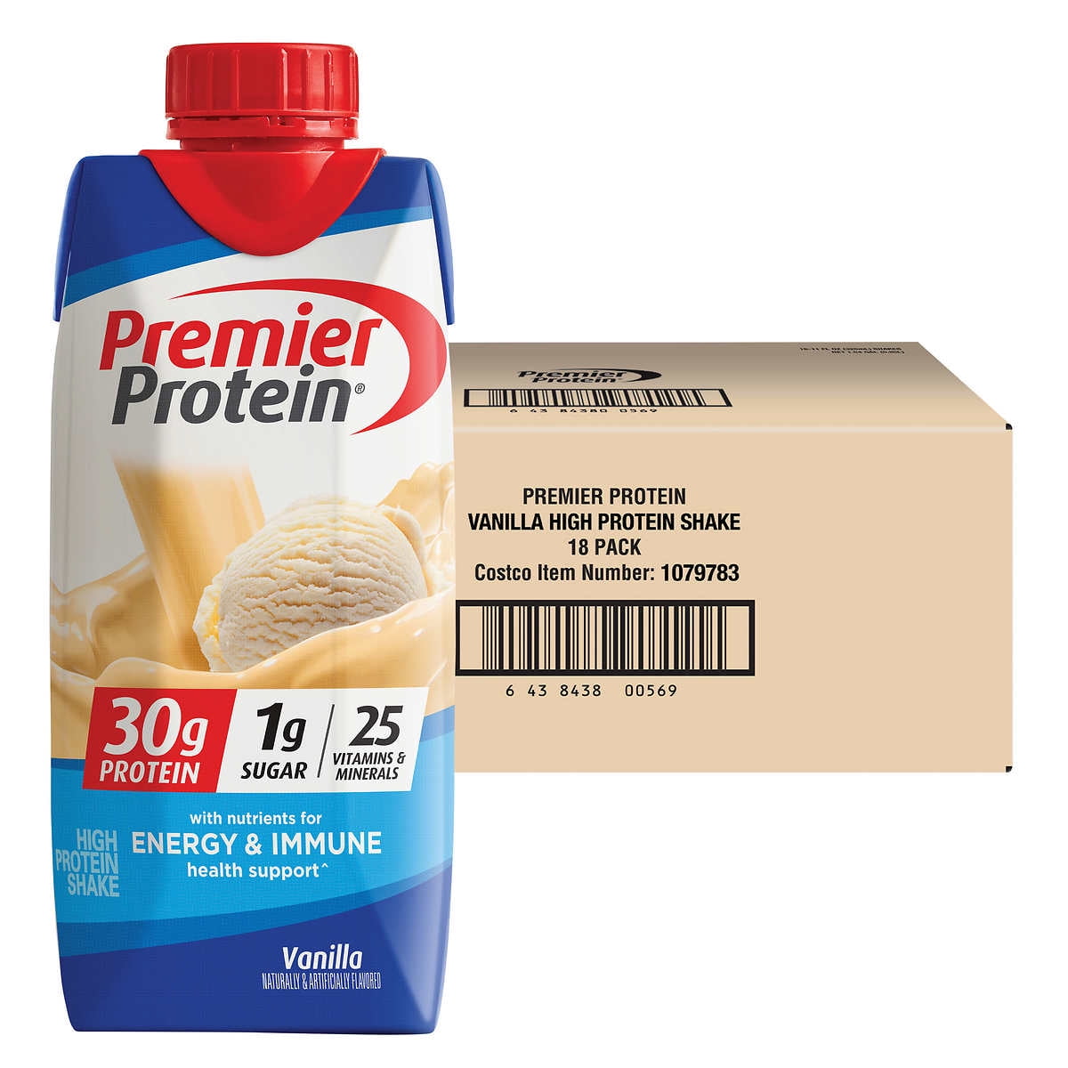 Premier Protein Shake, 30g Protein, Vanilla, 11 fl oz, 18 ct - Walmart ...