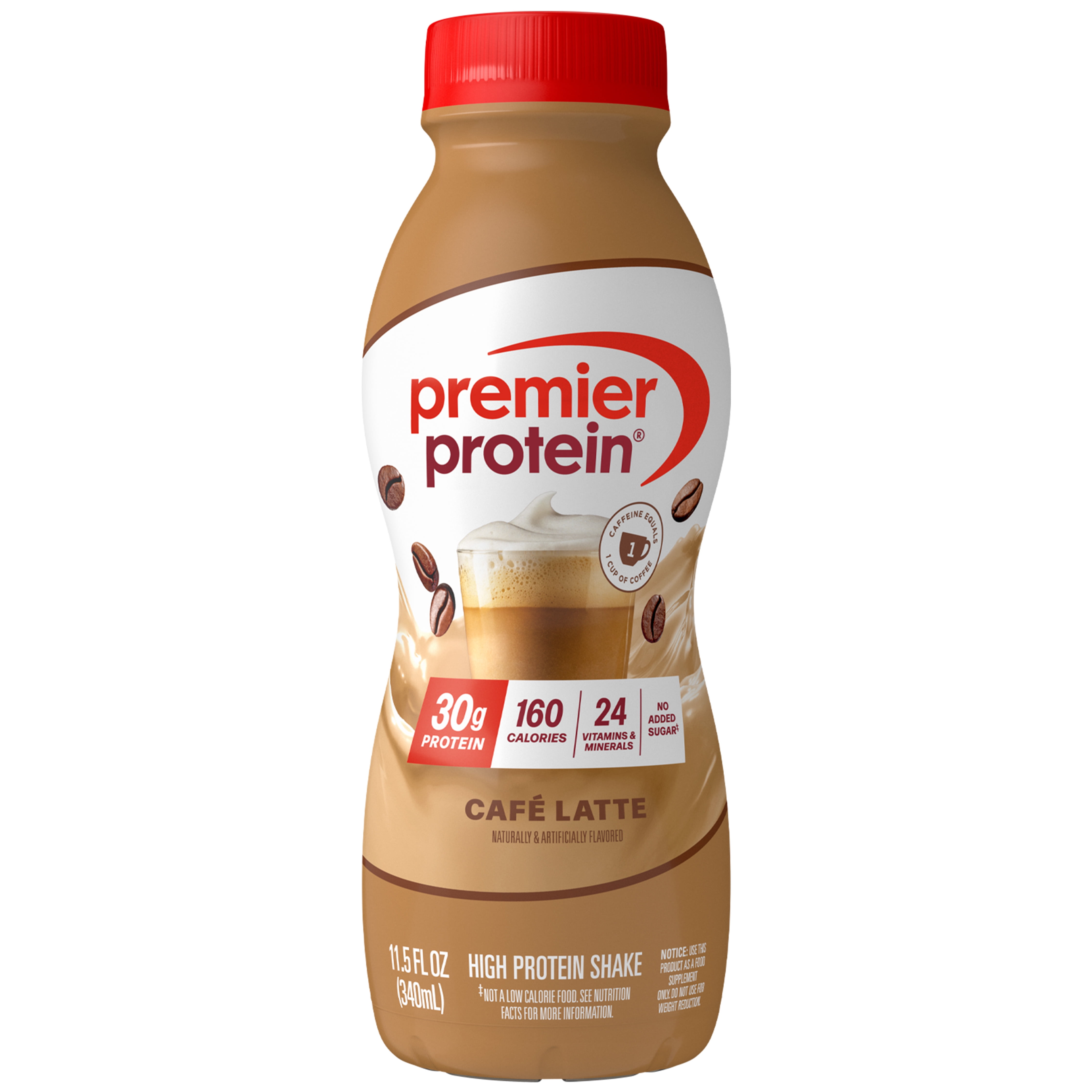 Premier Protein Shake, Café Latte, 30g Protein, 11.5 fl oz, 1 Ct ...