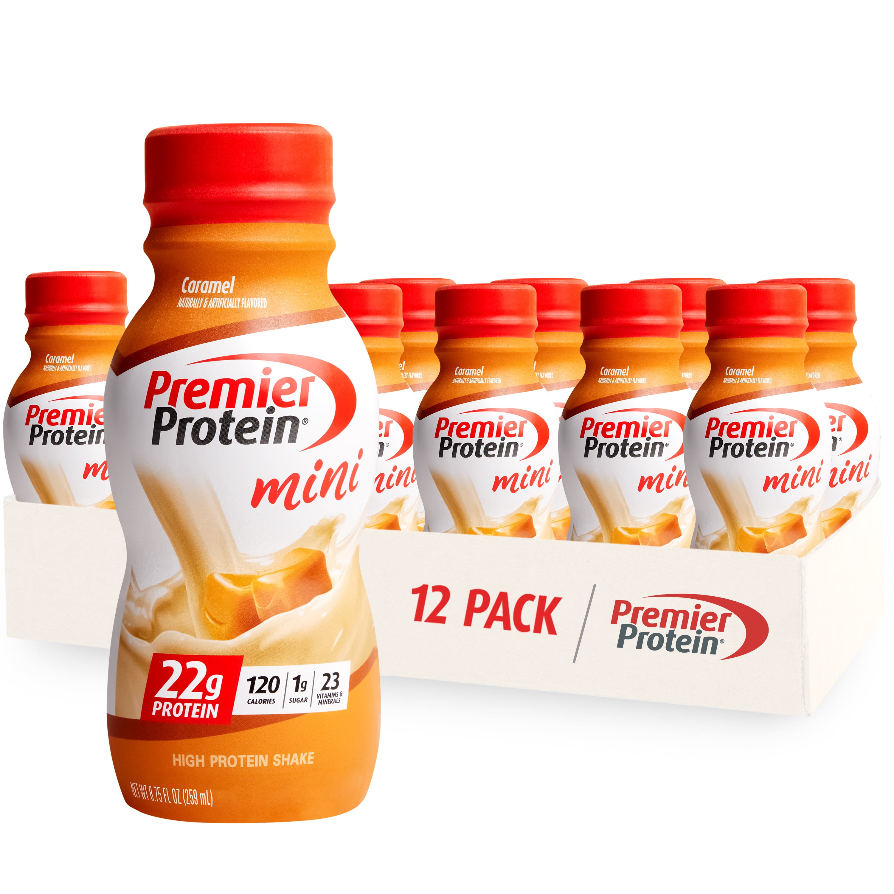 Premier Protein Shake, Caramel, 22g Protein, 8.75 fl oz, 12 Ct ...