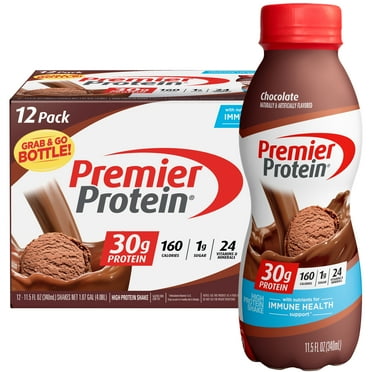 (2 pack) Premier Protein Shake, Vanilla, 30g Protein, 11 fl oz, 12 Ct - Walmart.com