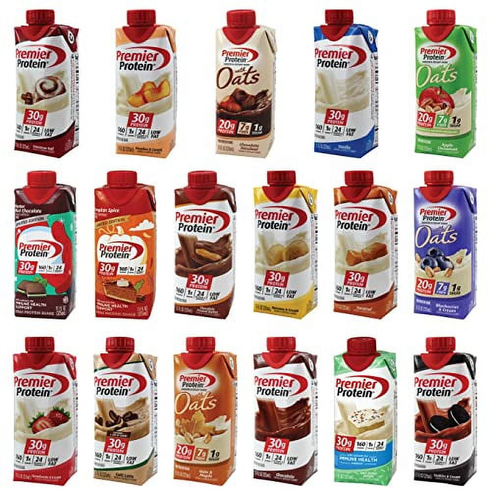 Premier Protein Shake Sampler Variety | 10 Pack Of Different Assorted ...