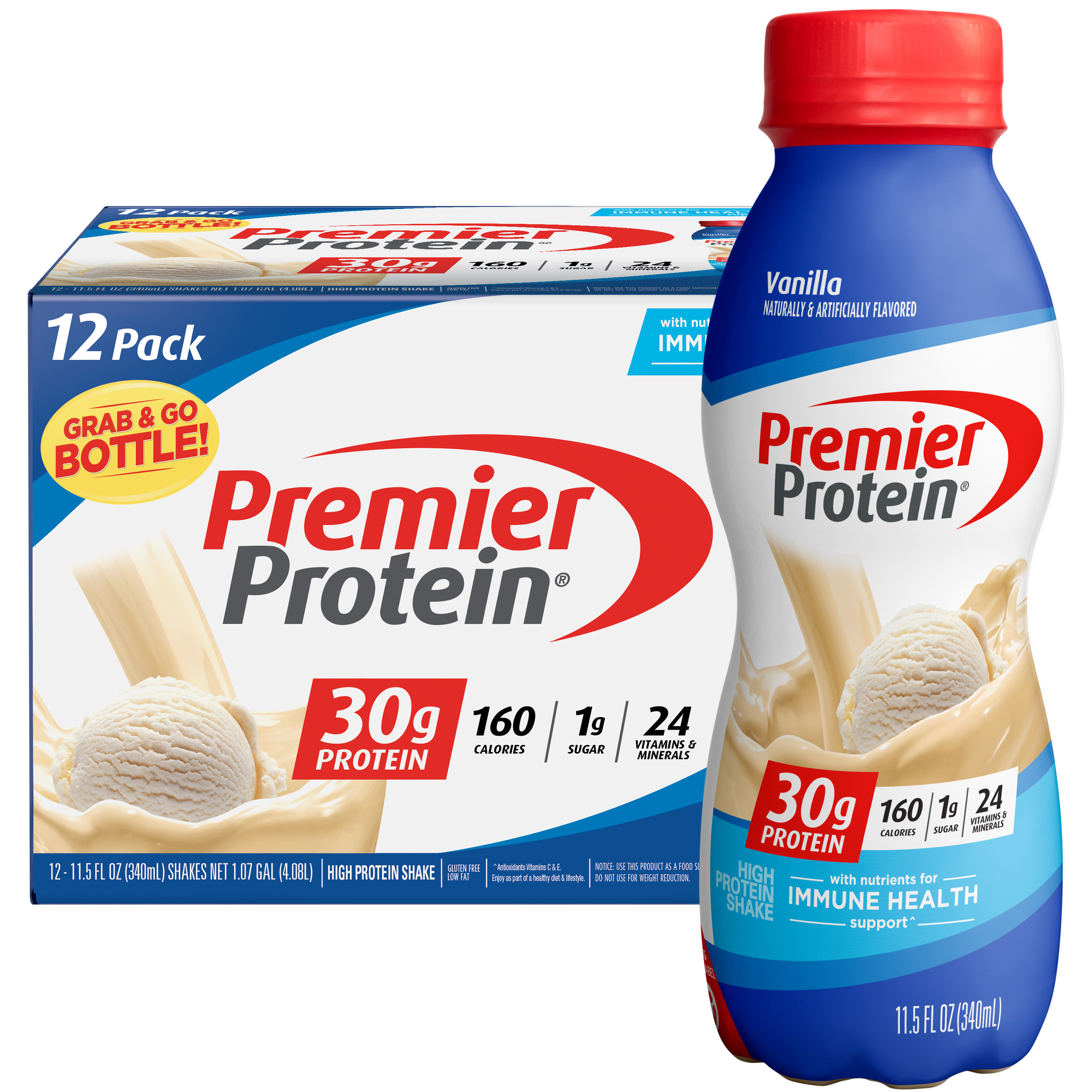 Premier Protein Shake, Root Beer Float Limited Time, 30g Protein, 11.5 ...