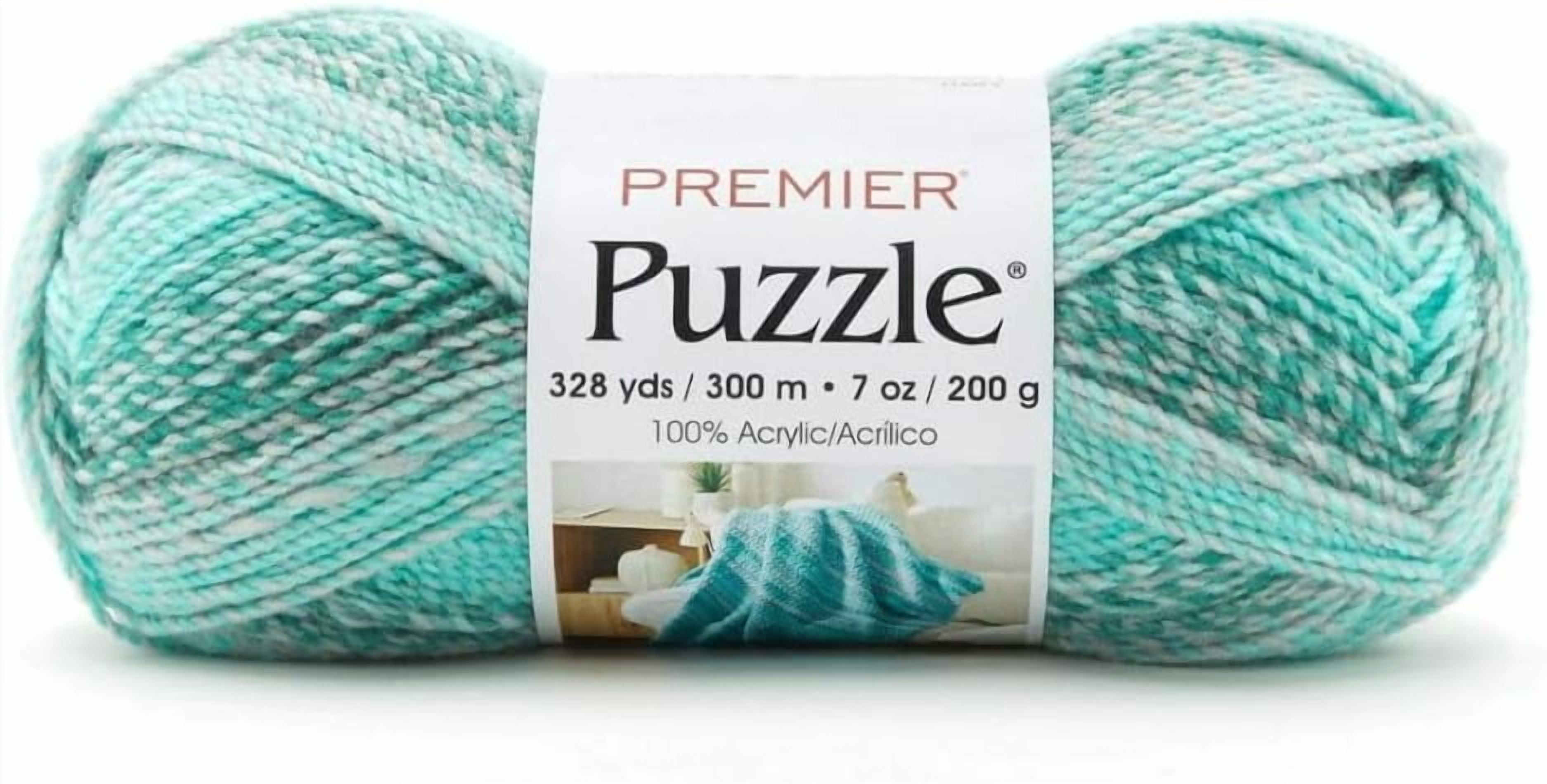 Premier Chunky Premium Acrylic Puzzle Yarn-Solitaire - Walmart.com