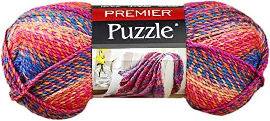 Premier Chunky Puzzle Yarn-Hopscotch, Soft, Washable, Bulky Weight ...